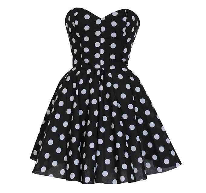 Polka Dot Prom Party Dress on Luulla
